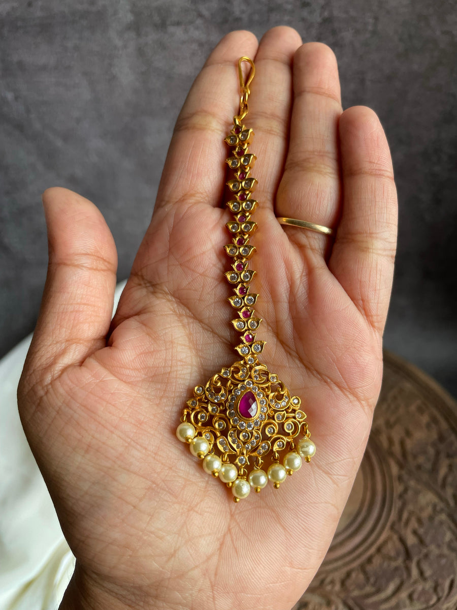 Cutwork Pearl chutti – House of Jhumkas