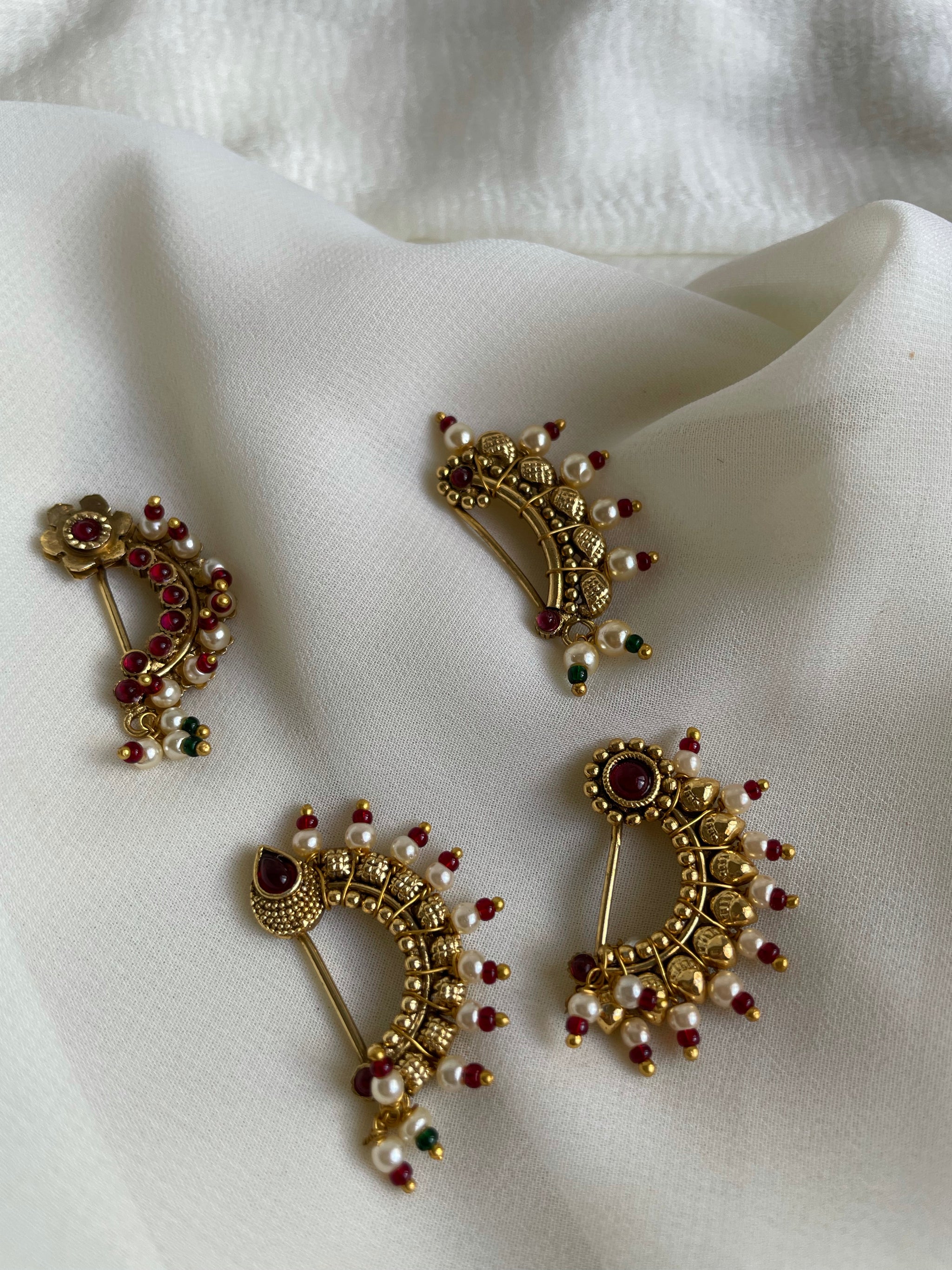 Maharashtrian Nath clip on House of Jhumkas